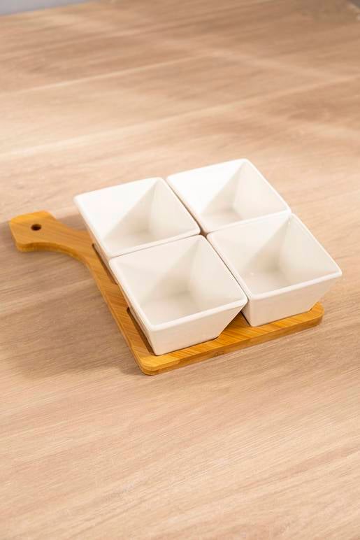 Set Porta Bocaditos con Base x4 | De Prati Tienda Online