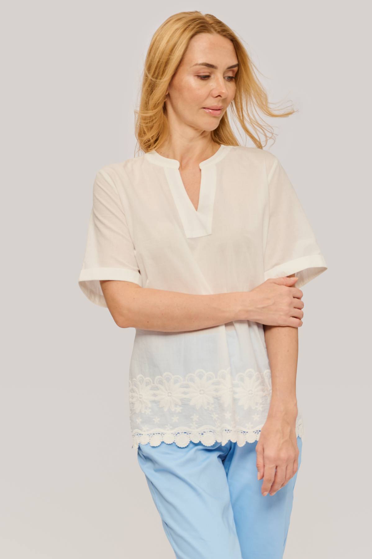 Blusa Manga Corta Amanda | Deprati Tienda Online
