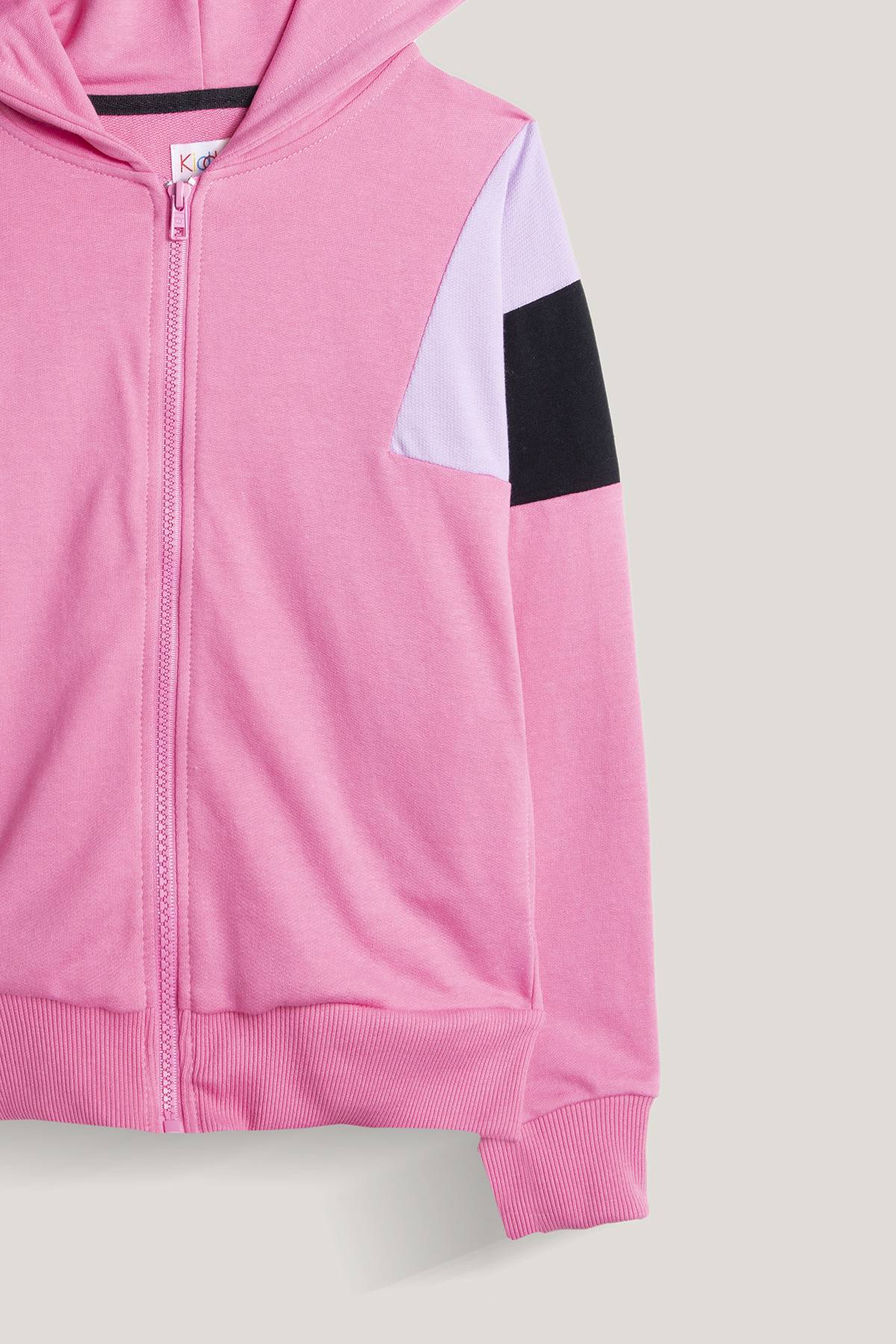 Chompa Fleece con Cortes y Capucha Kiddo | De Prati Tienda Online