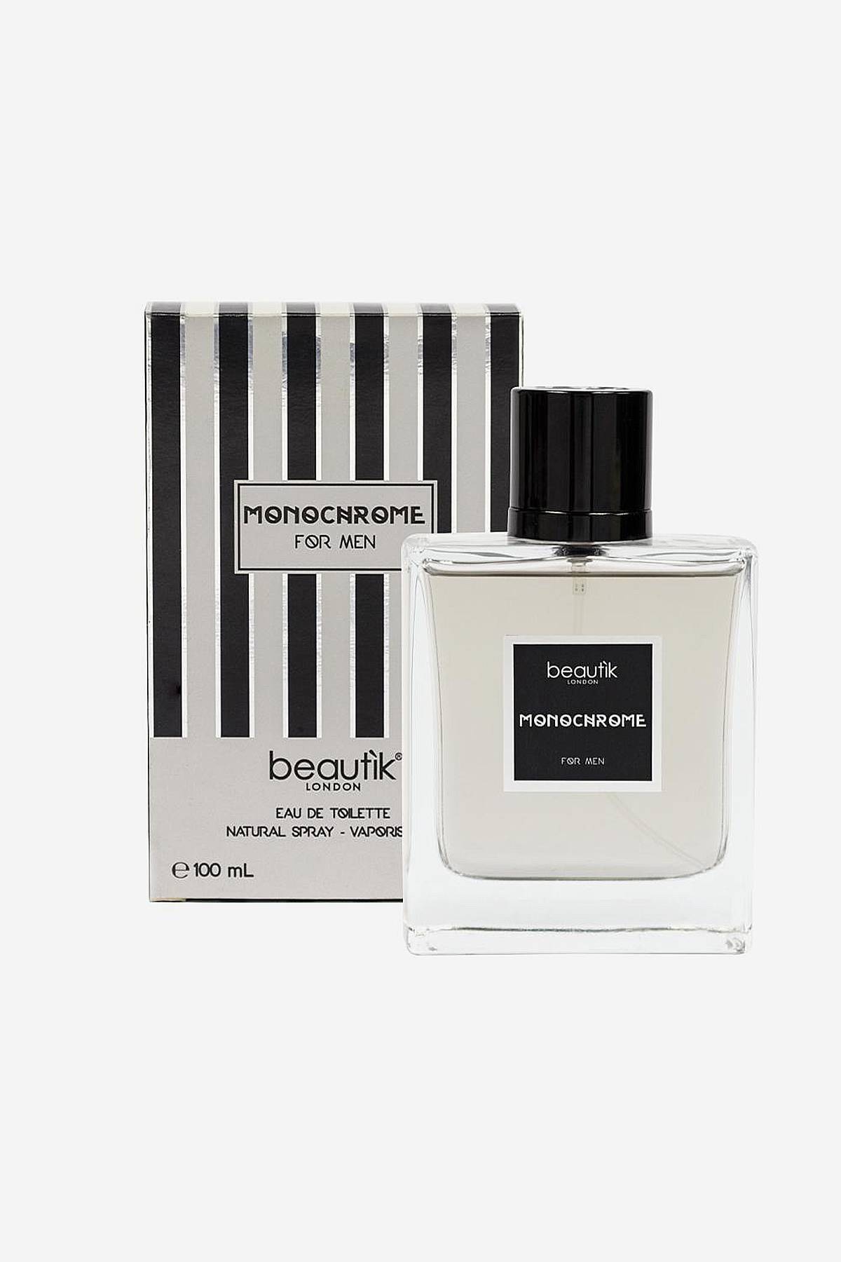 Eau de Toilette Monochrome for Men Beautik London 100ml | De Prati ...