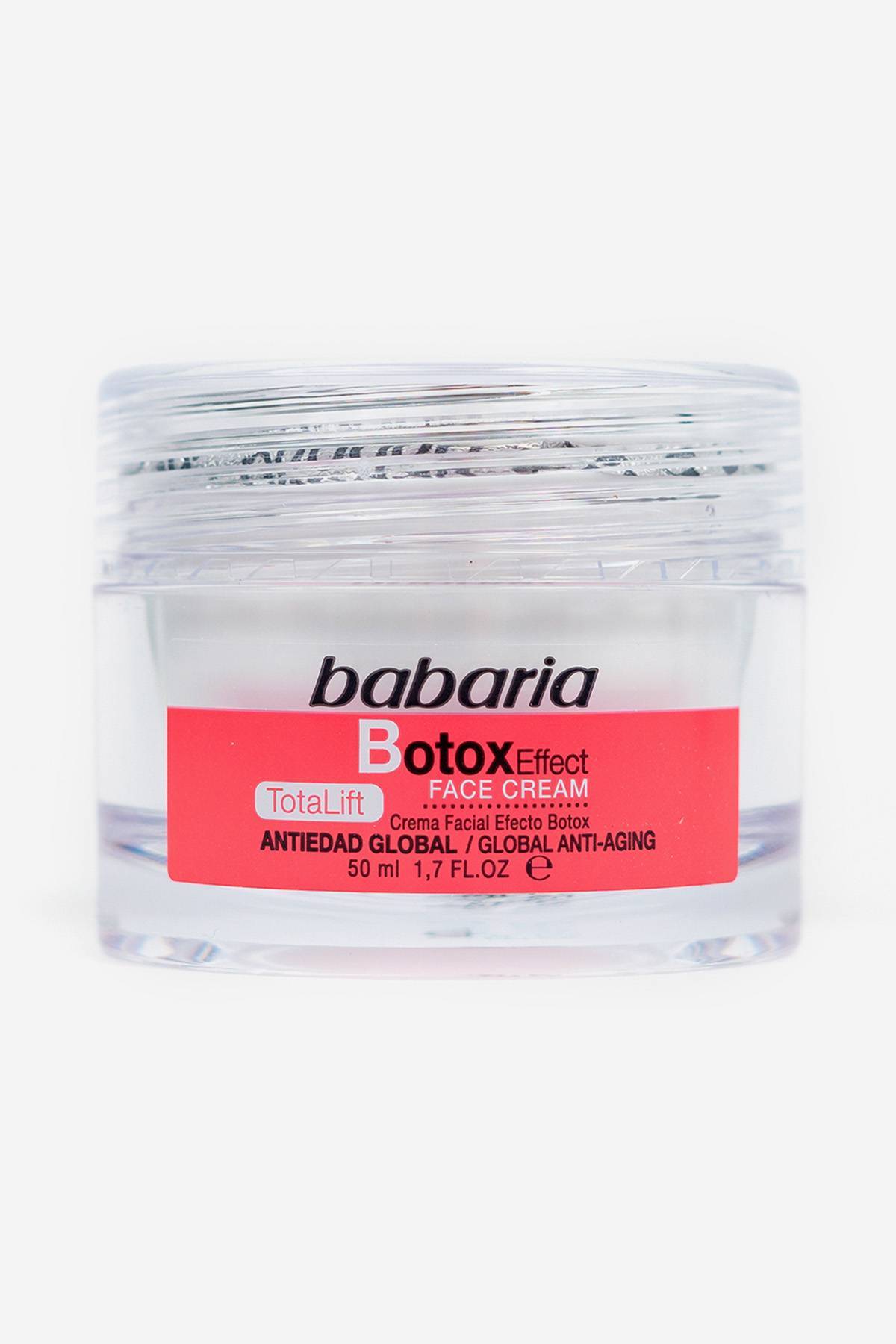 Crema Facial Antiedad Botox Effect Babaria 50ml | Deprati Tienda Online