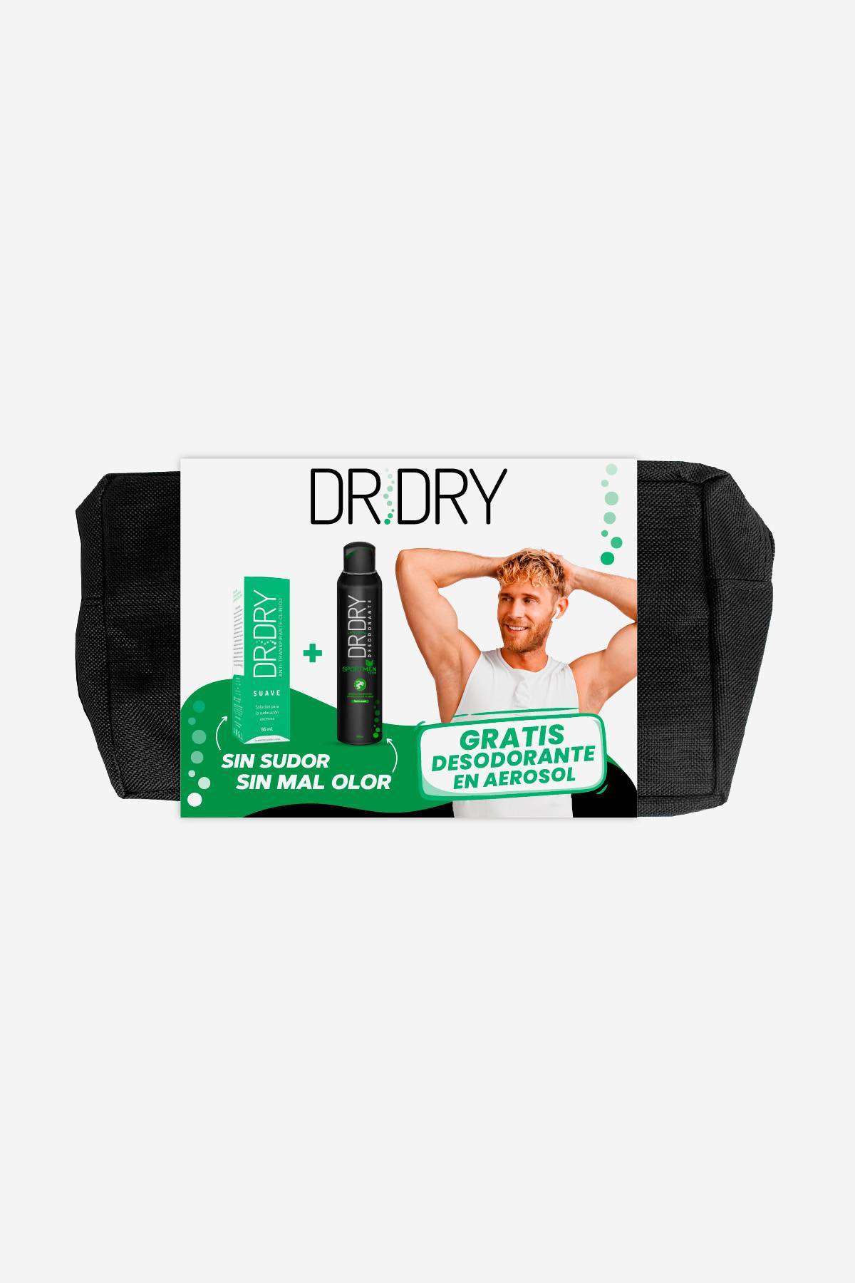 Antitranspirante Suave + Gratis Desodorante Aerosol Sport Men Dr. Dry ...