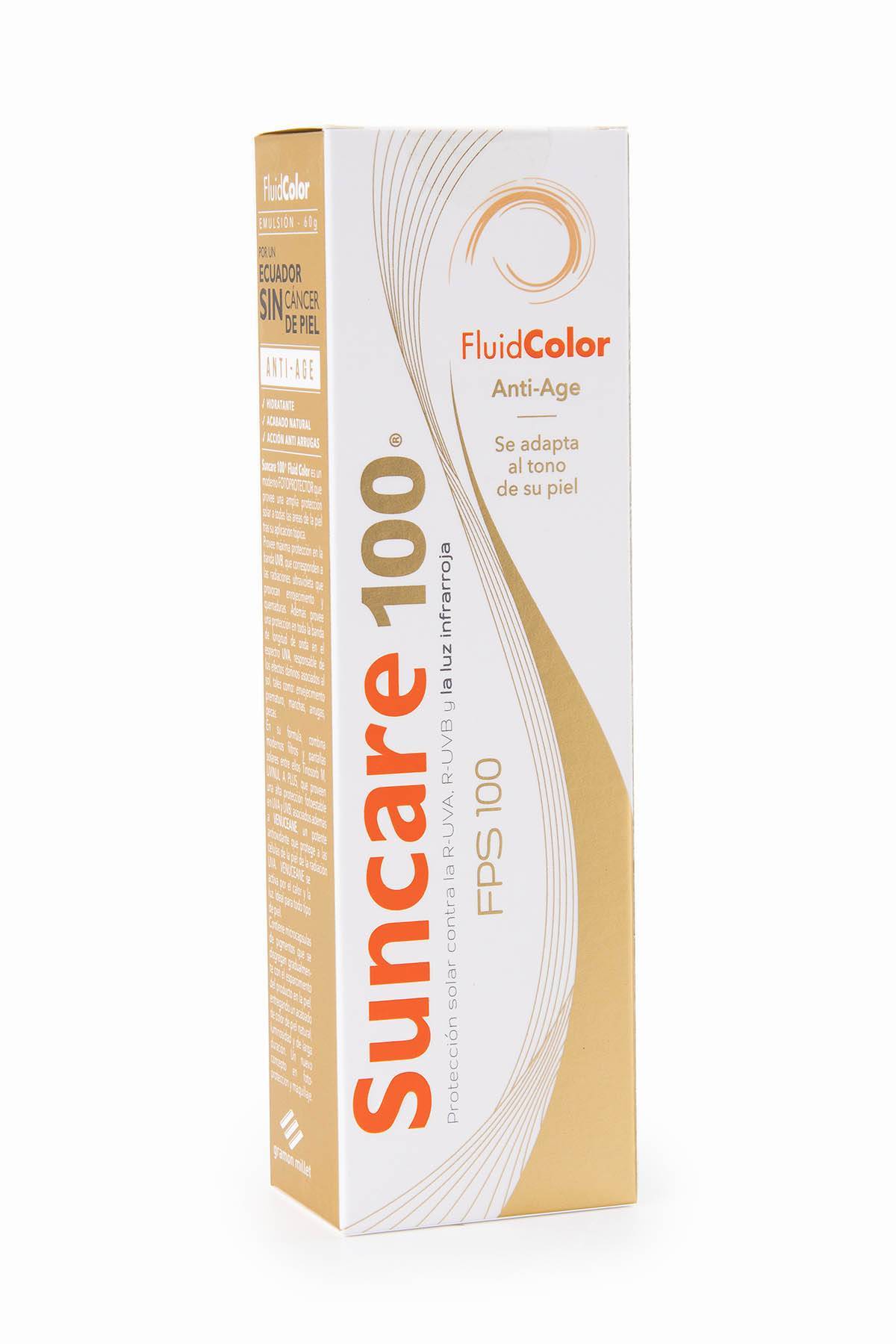 Protector Solar FluidColor Suncare 100 | Deprati Tienda Online