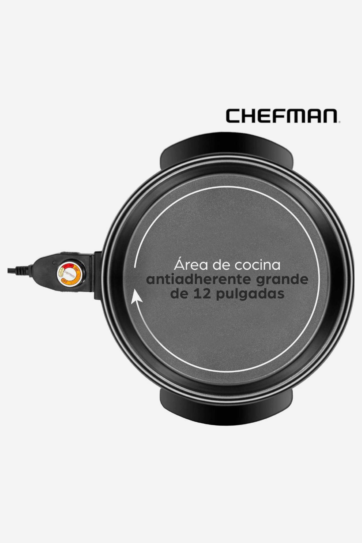Sartén Electrico Redondo Chefman | Deprati Tienda Online