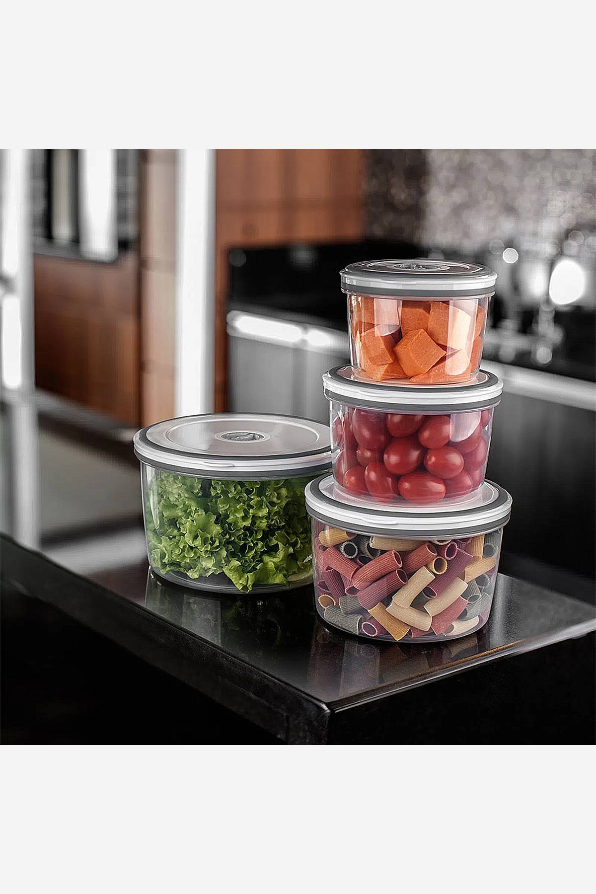Set de Recipientes Redondos de Plástico Electrolux | Deprati Tienda Online
