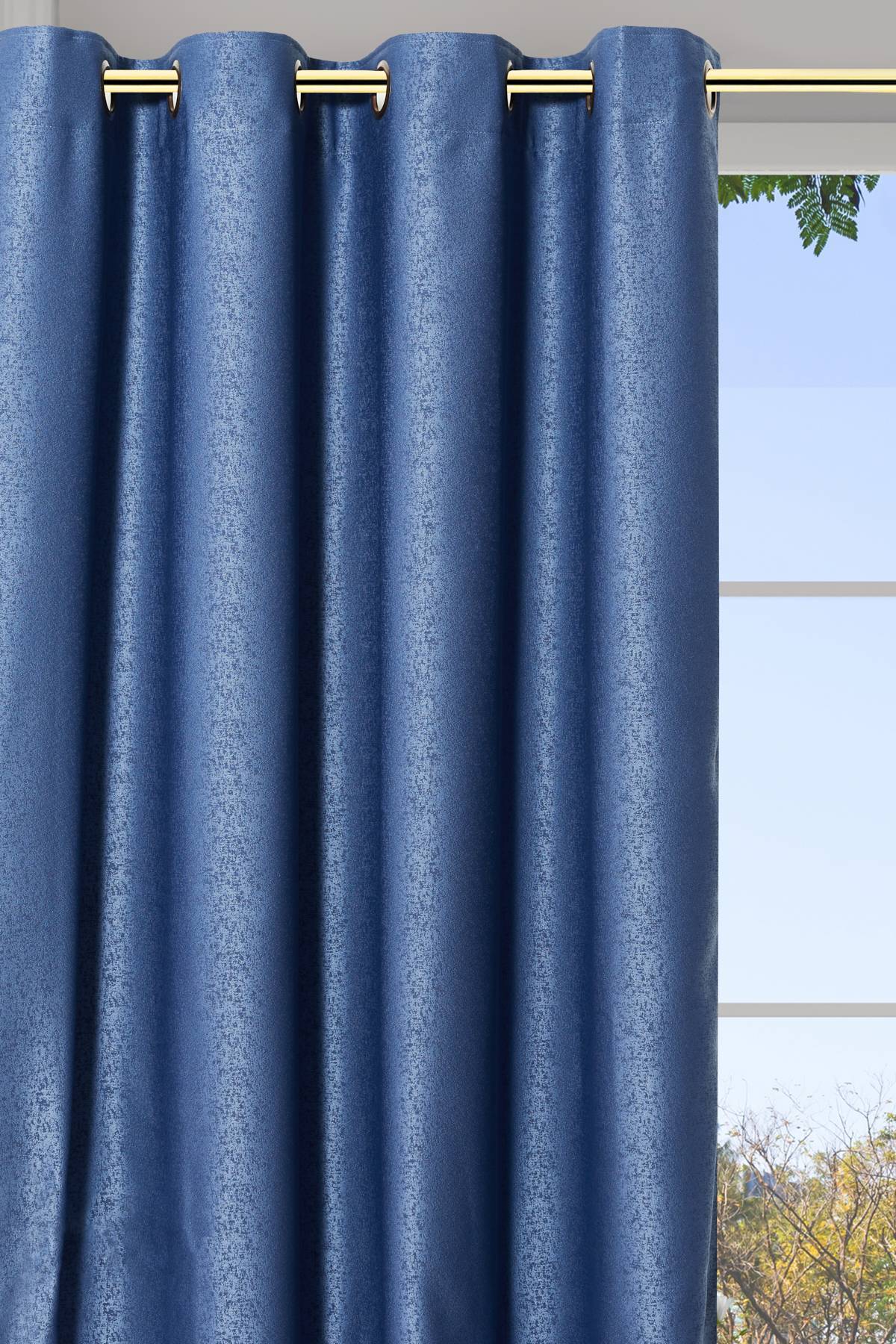 Cortina con Ojales Deconova Azul | De Prati Tienda Online