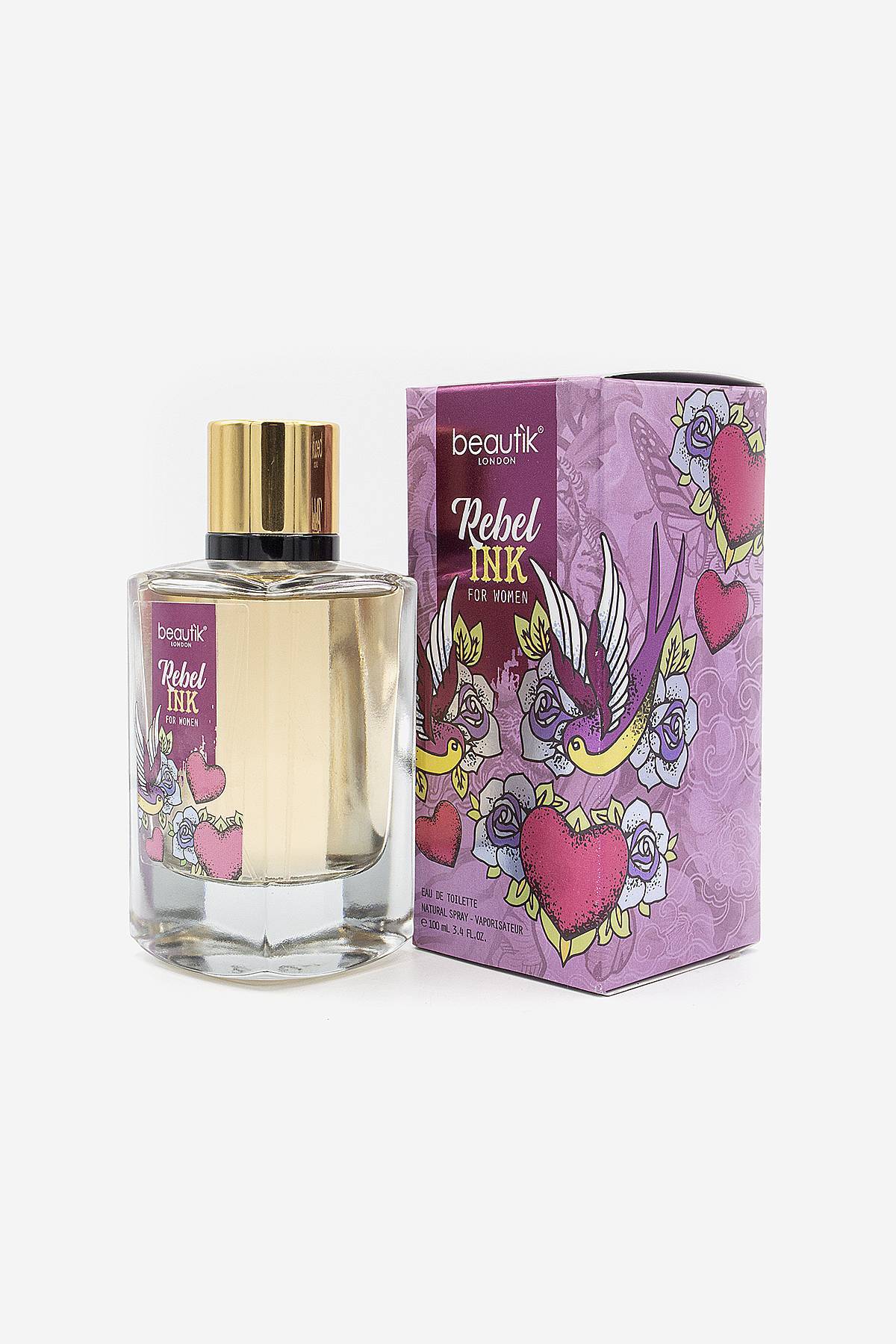Eau de Toilette Rebel Ink Beautik London 100ml | Deprati Tienda Online