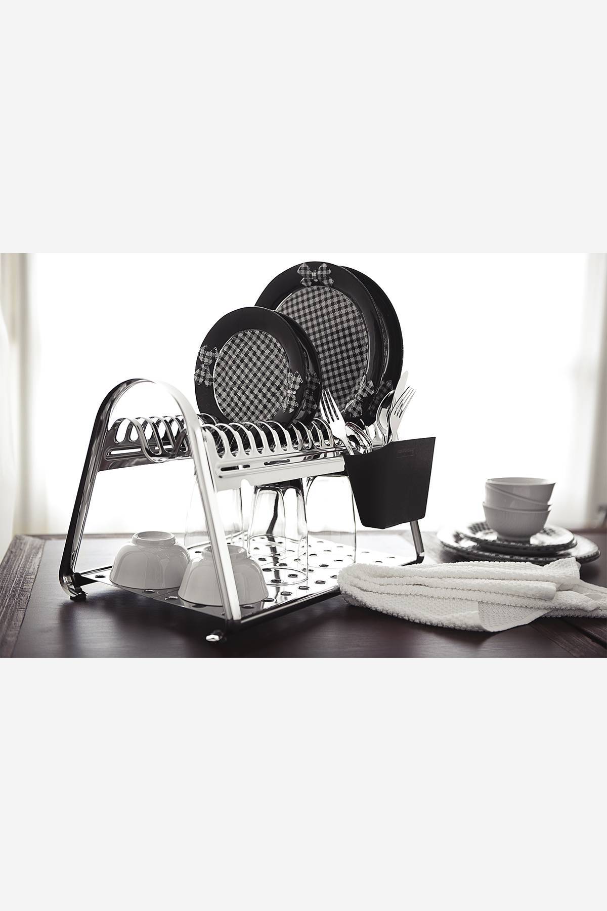 Platera de acero inoxidable 2 niveles Tramontina | Deprati Tienda Online