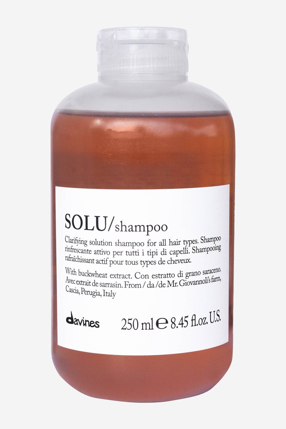 Shampoo Solu Davines 250 ml | Deprati Tienda Online
