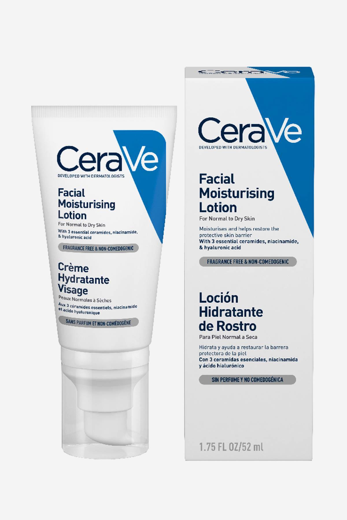 Loción Hidratante Facial PM CeraVe 52 ml | Deprati Tienda Online