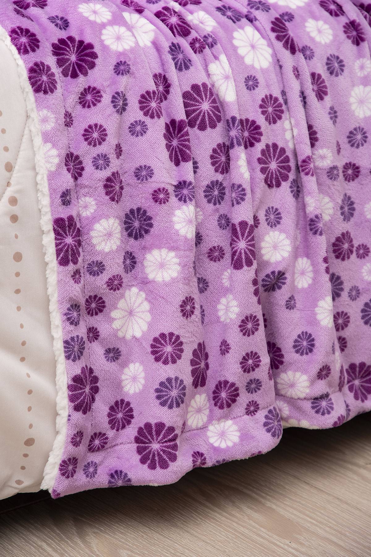 Cobija Estampado Floral Deconova | Deprati Tienda Online