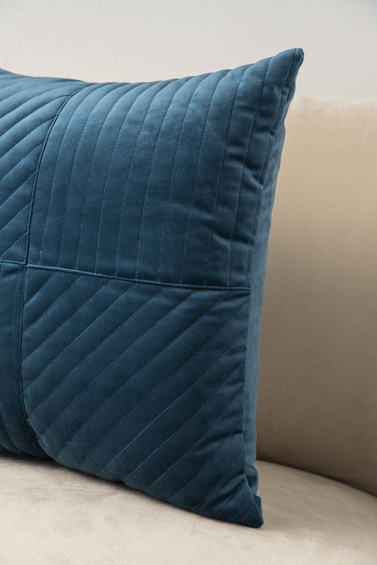 Cojín Doble Acolchado Índigo Deconova | De Prati Tienda Online