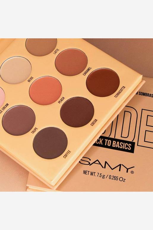 Paleta De Sombras Para Ojos Samy Nude X 7 Deprati Tienda Online