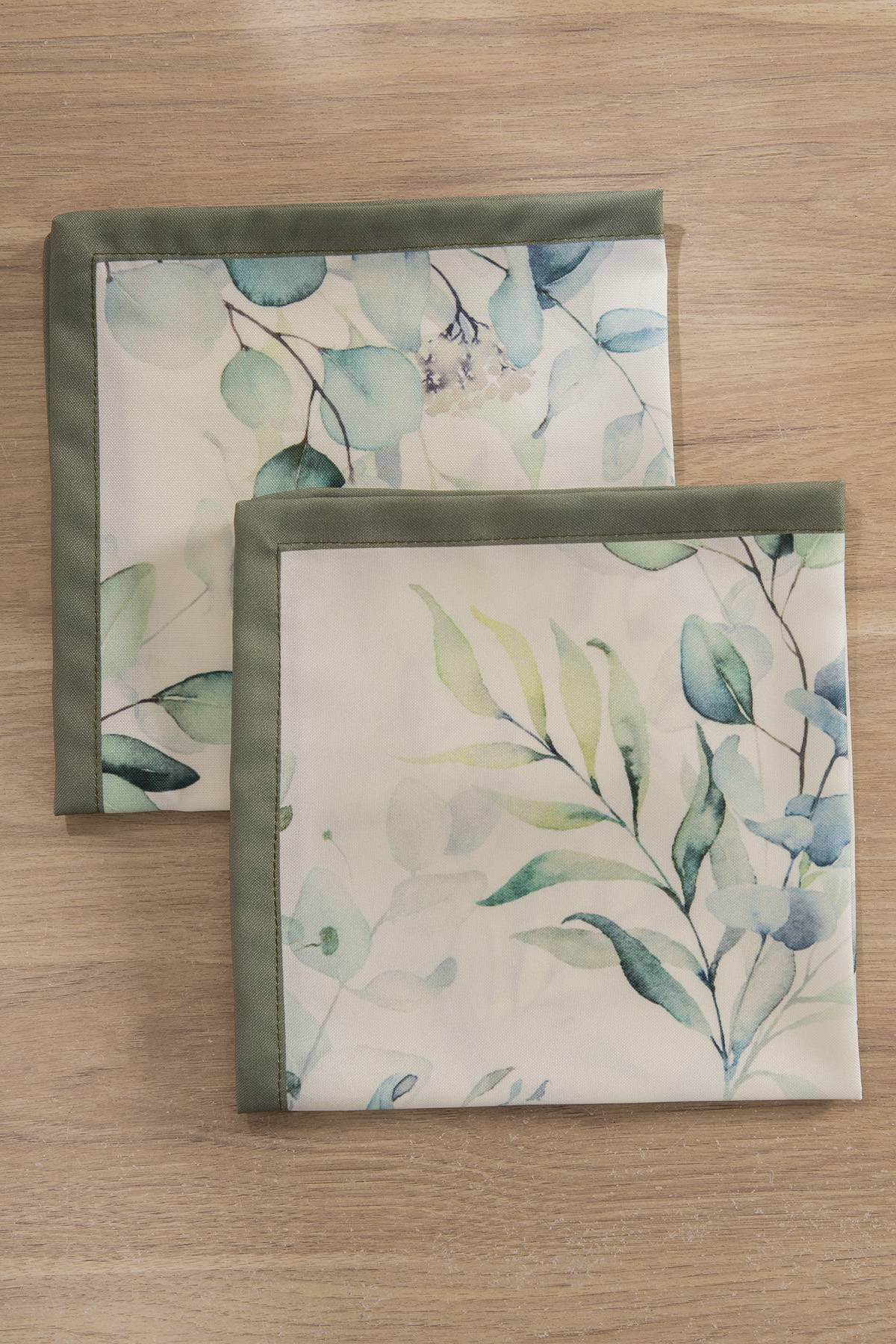 Set de Servilletas Cuadradas de Eucaliptos Bella Tavola x2 | De Prati Tienda Online