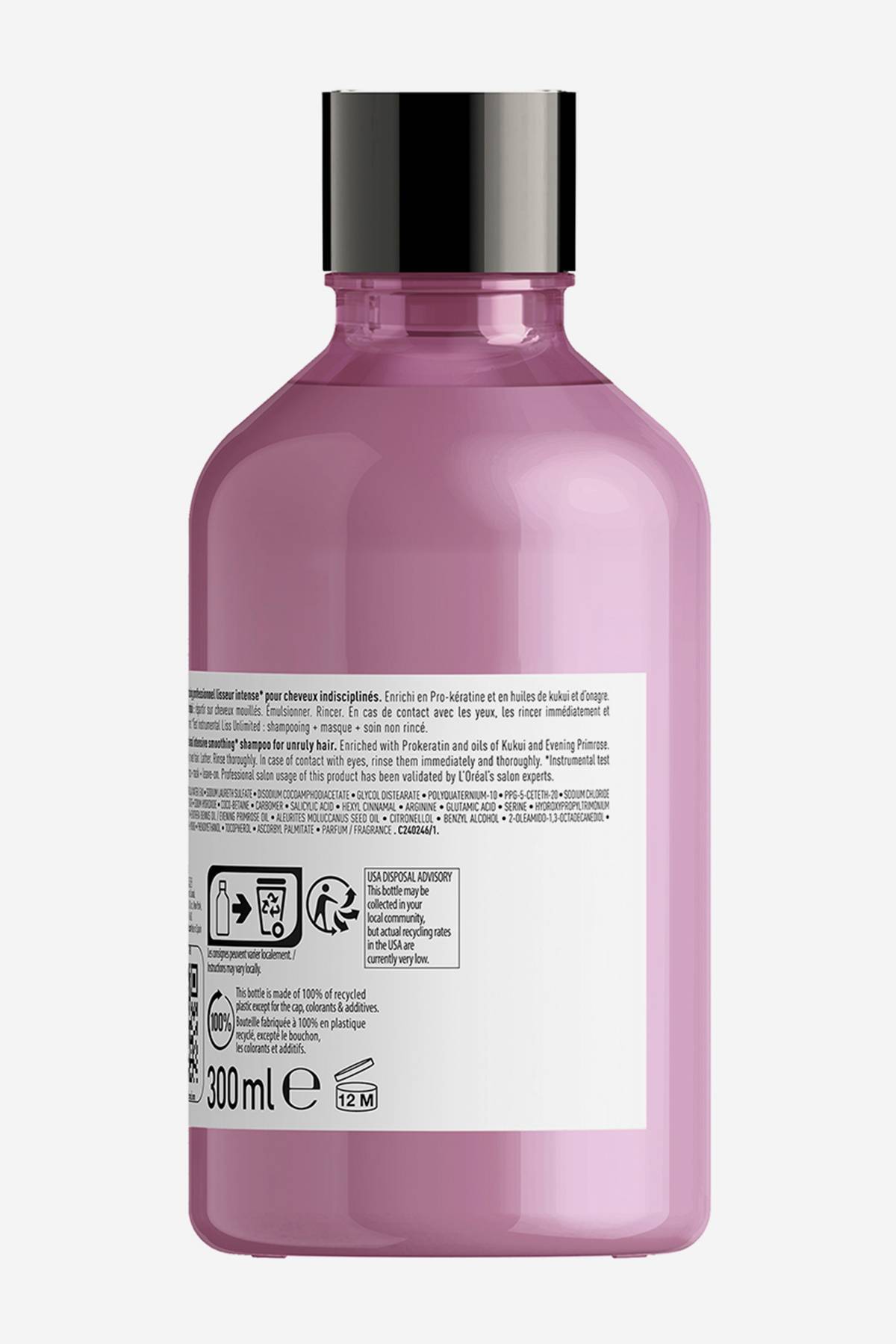 Shampoo Liss Unlimited Serie Expert L'Oréal Professionnel 300 ml ...