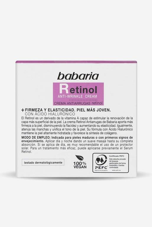 Crema Facial con Retinol Babaria 50 ml | Deprati Tienda Online
