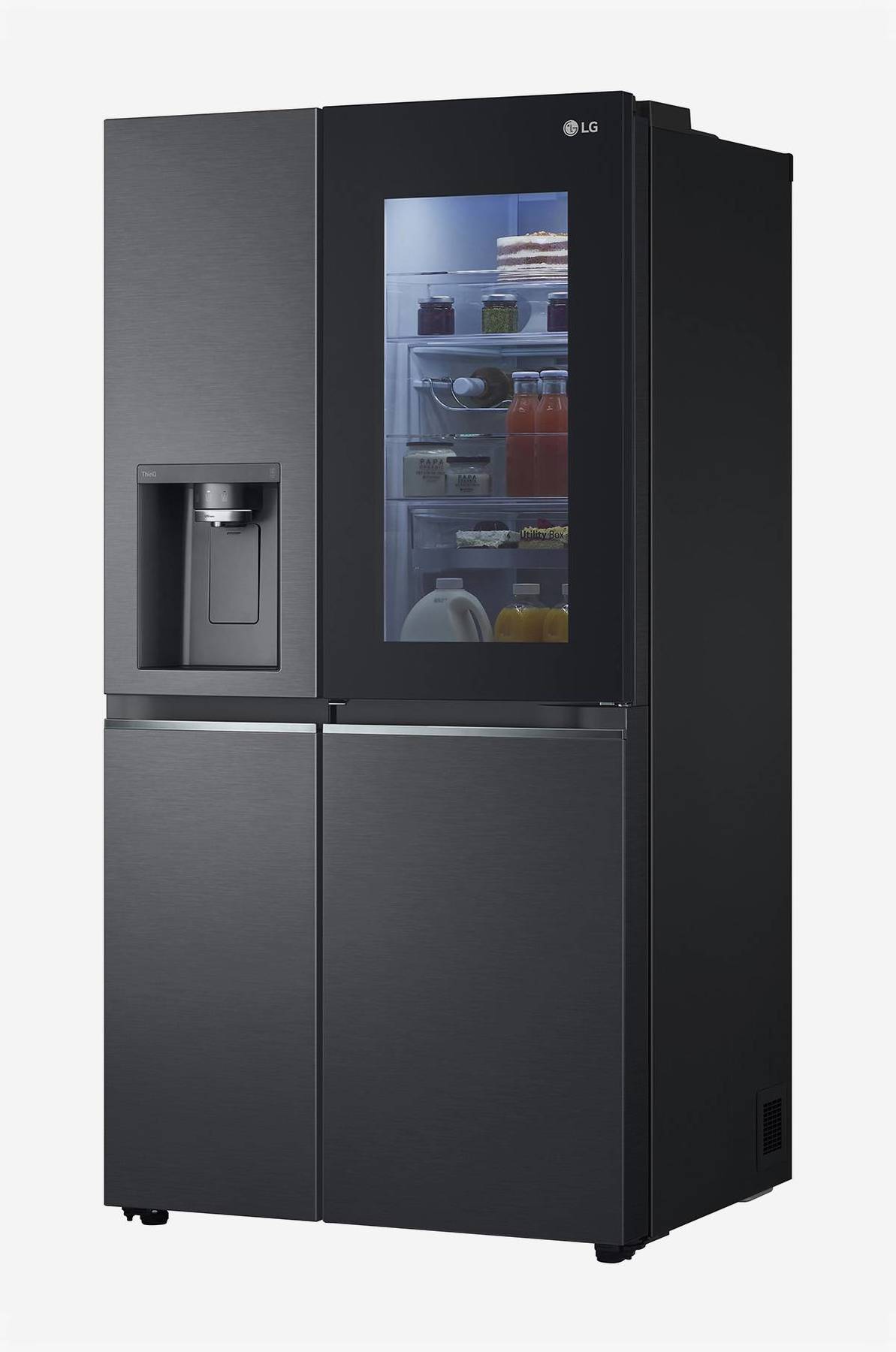Refrigeradora Side By Side InstaView LG Negra de 674 Litros LS66SXTC ...