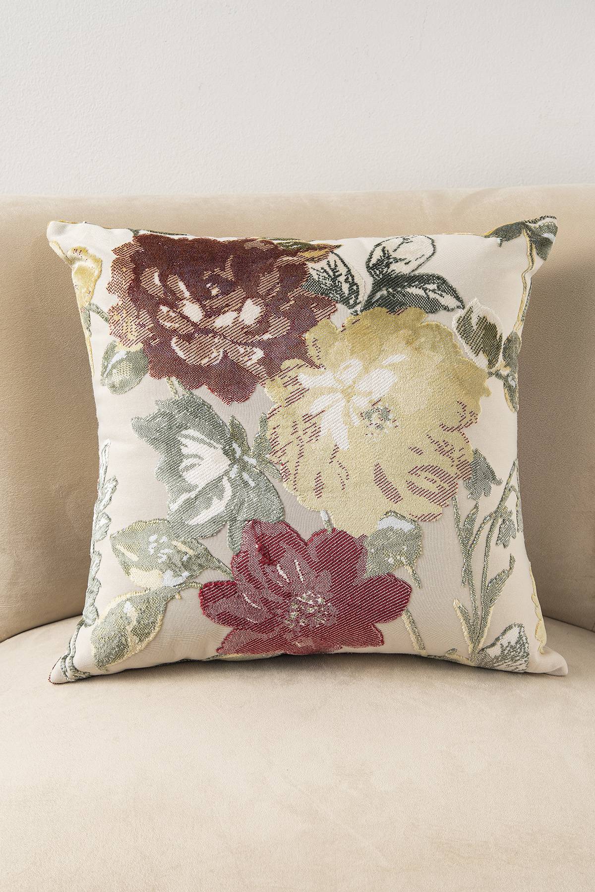 Cojín Flores Magenta Deconova | Deprati Tienda Online