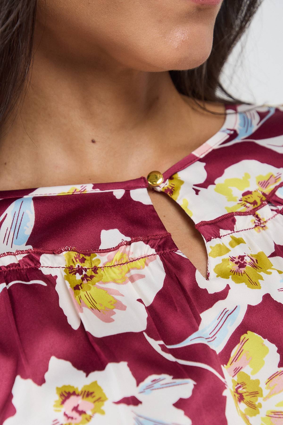 Blusa Cuello Peter Pan Expressions | Deprati Tienda Online