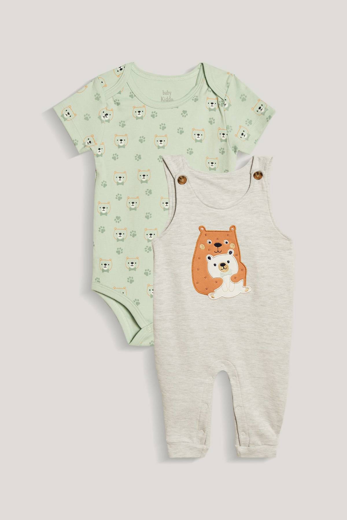 Body + Overol Oso Baby Kiddo | De Prati Tienda Online