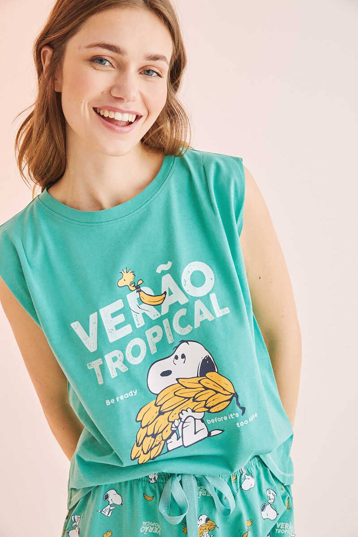 Set de Pijama Snoopy Women'Secret | Deprati Tienda Online