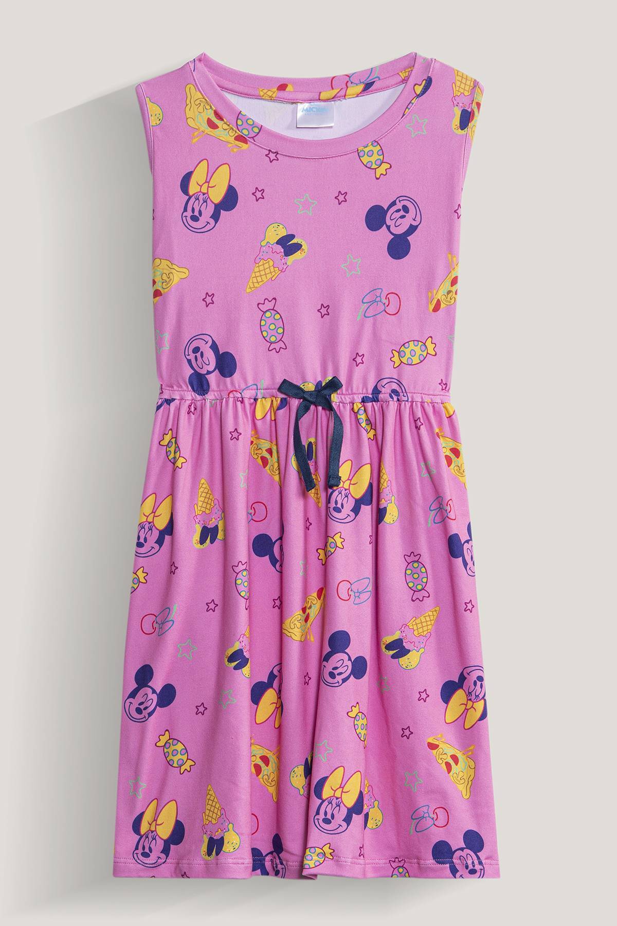 Vestido Sublimado con Lazo Minnie Mouse | De Prati Tienda Online