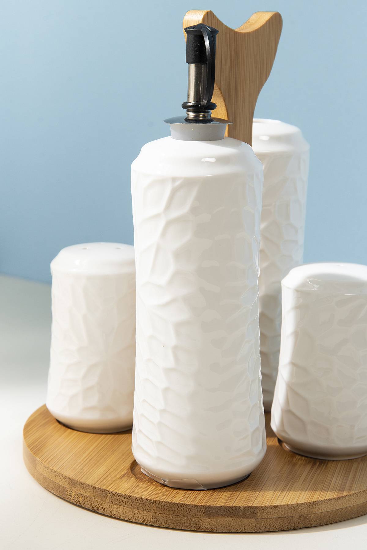 Set de Alcuzas de Cerámica + Base de Madera Concepts | De Prati Tienda Online