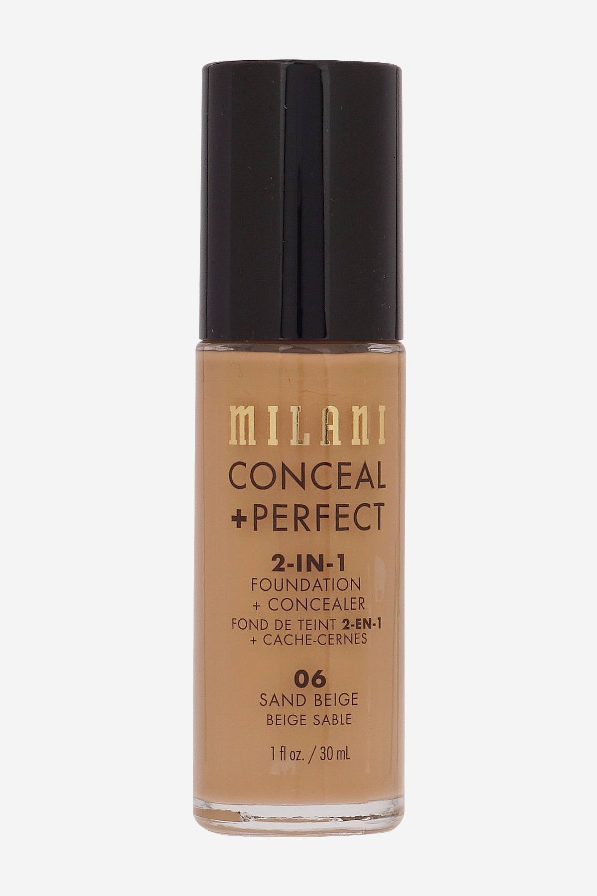 Base Líquida Conceal + Perfect Milani Beige Profundo 6A | Deprati Tienda Online