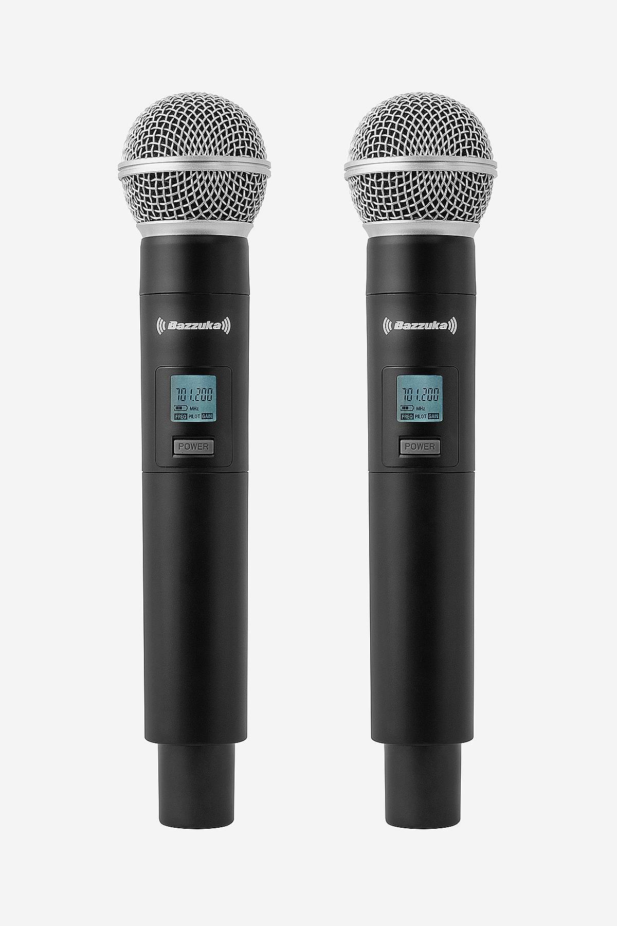 Micrófono inalámbrico UHF Bazzuka M202W | Deprati Tienda Online