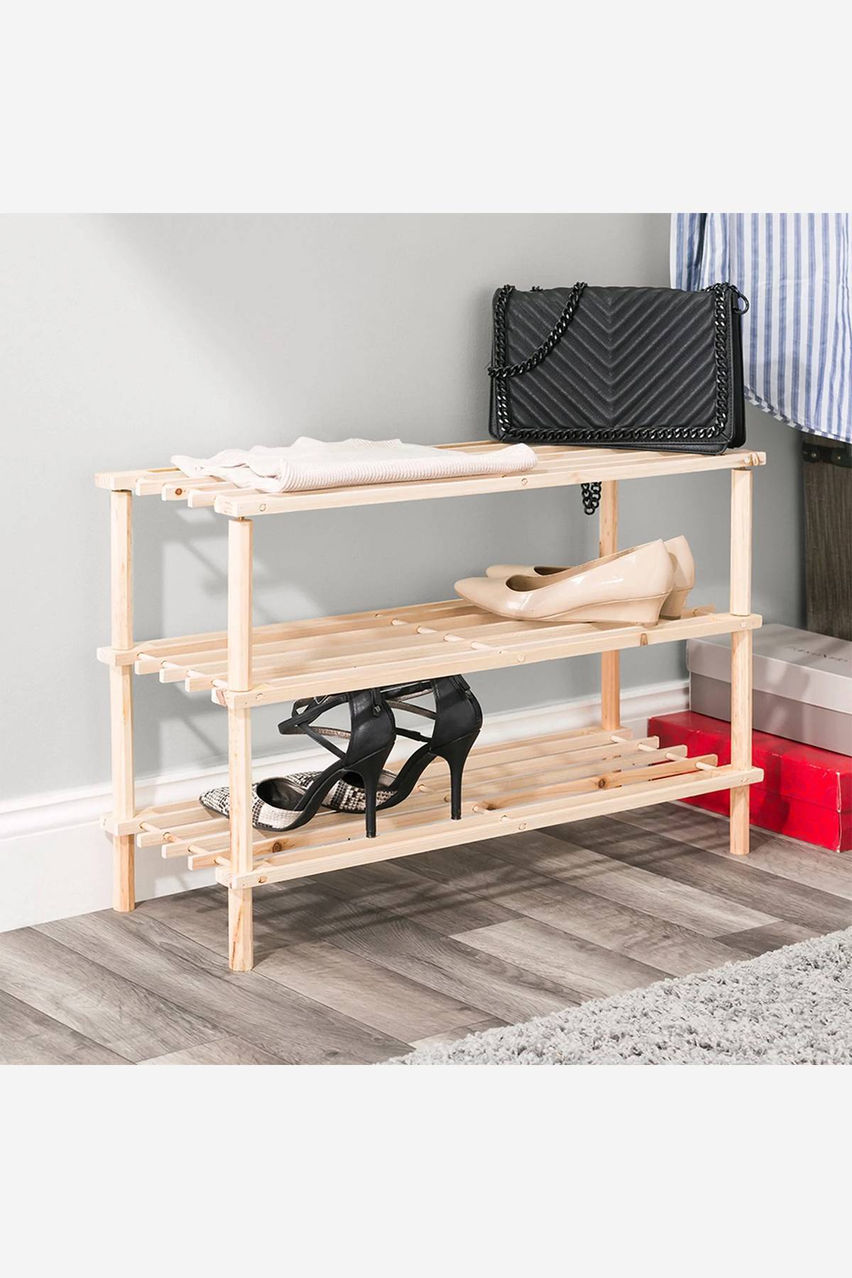 Zapatera 3 Niveles Home Basic | Deprati Tienda Online