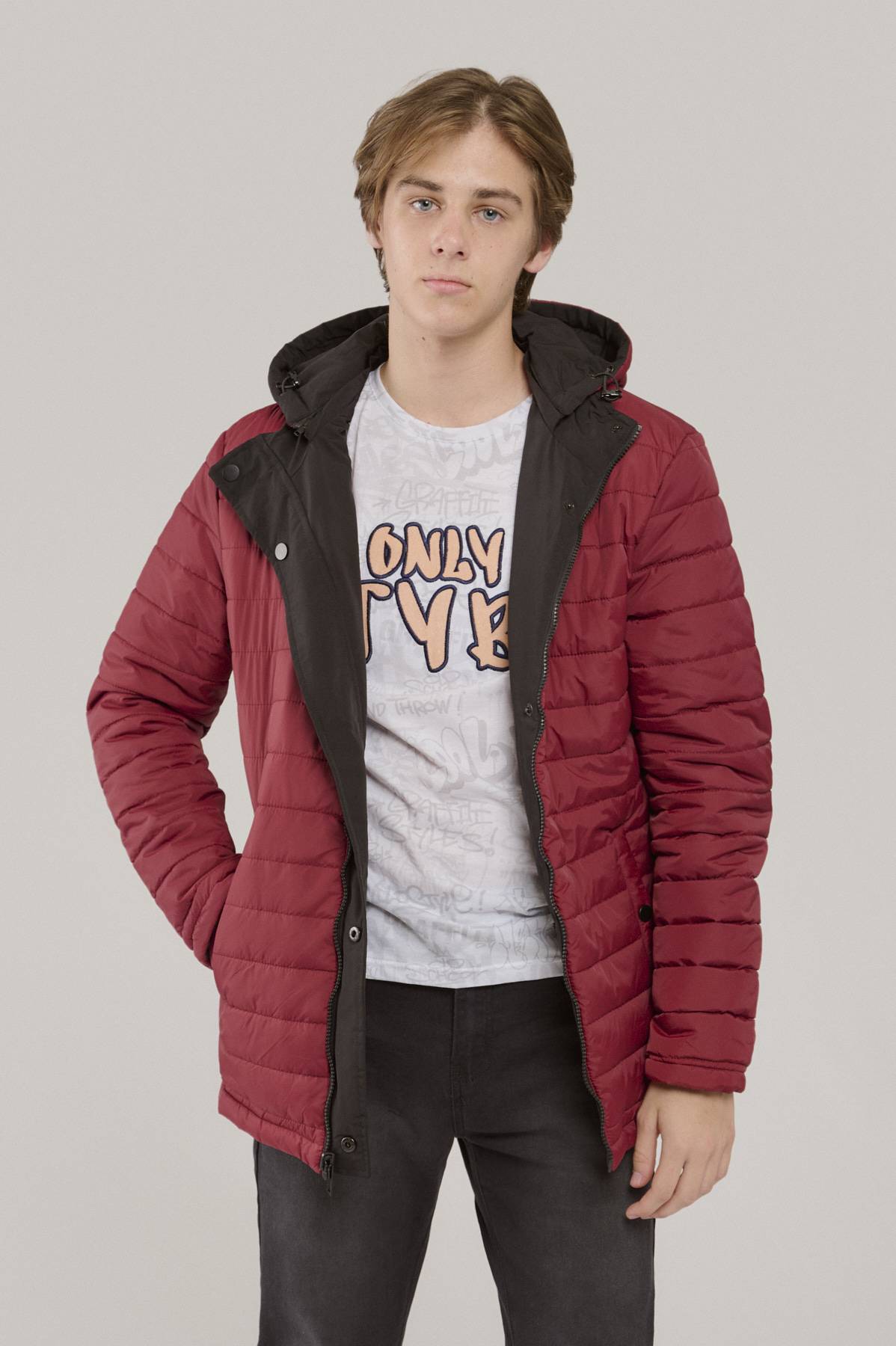 Parka Reversible Capucha Desmontable Holstark | Deprati Tienda Online