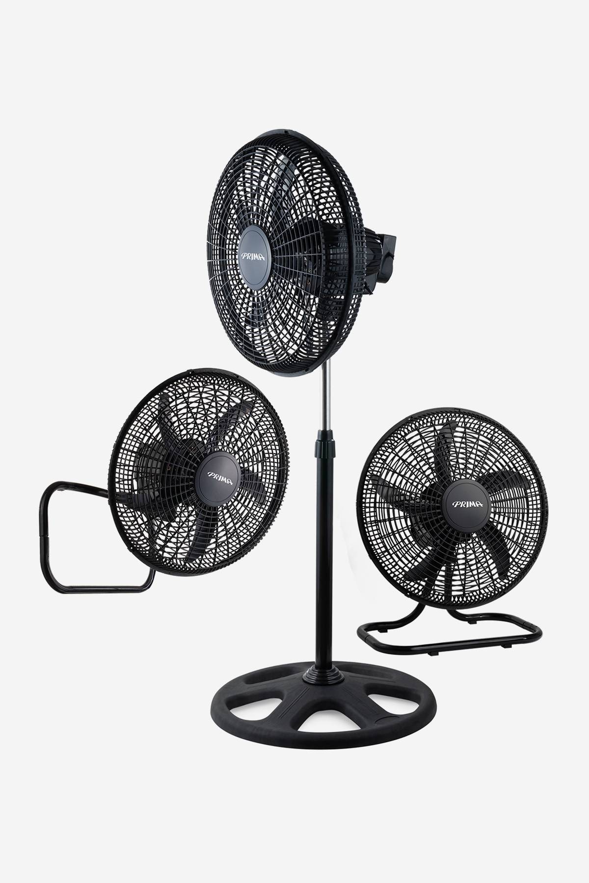 Ventilador 3 en 1 Prima YL 1806 Negro | Deprati Tienda Online