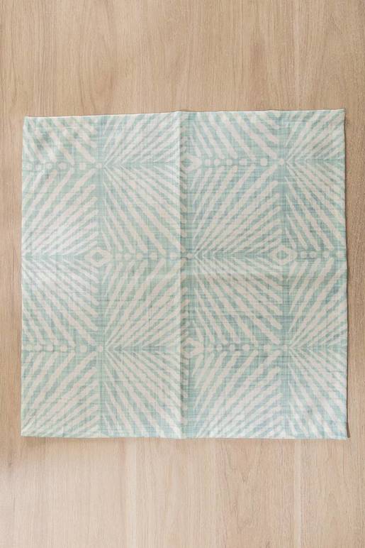 Set de Servilletas Cuadradas Verde Agua Bella Tavola x2 | De Prati Tienda Online