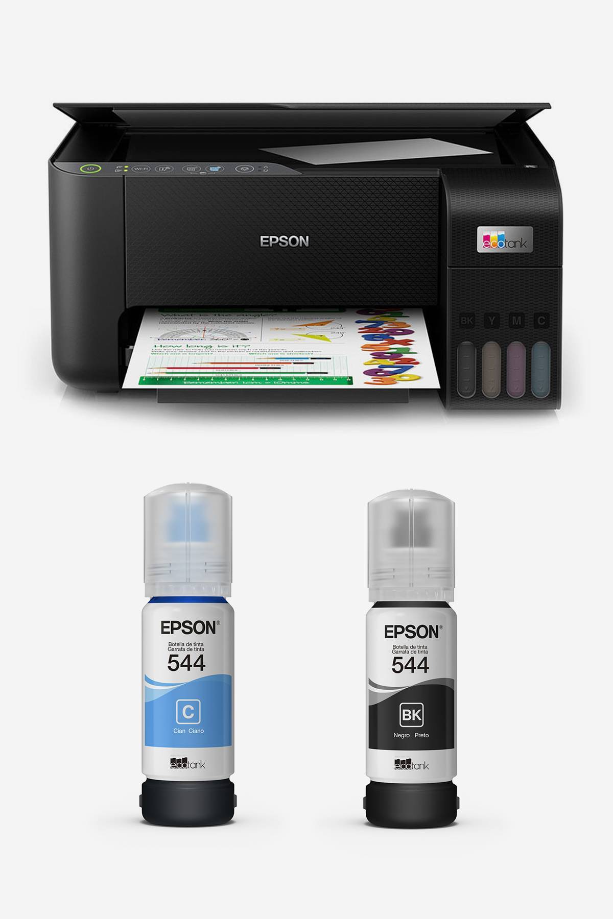 Impresora Epson Ecotank L3250 + Set de Tintas | Deprati Tienda Online