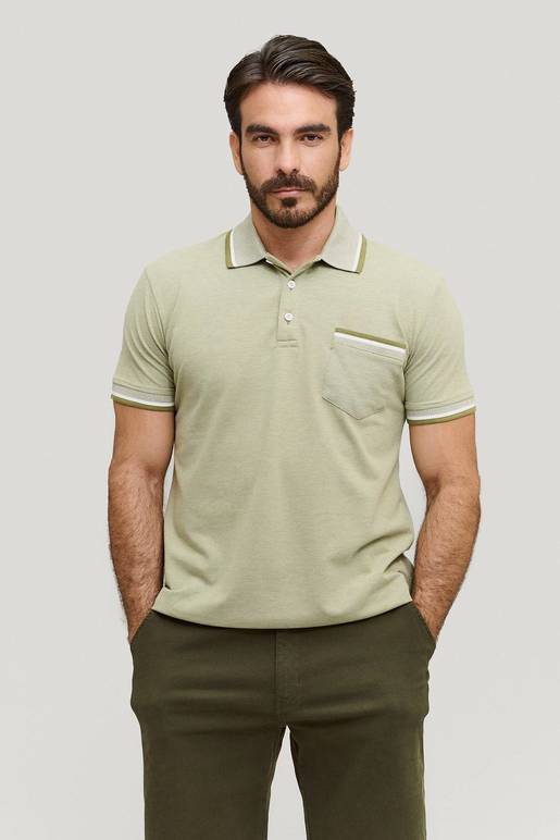 Camiseta Polo con Textura Stefano. | De Prati Tienda Online