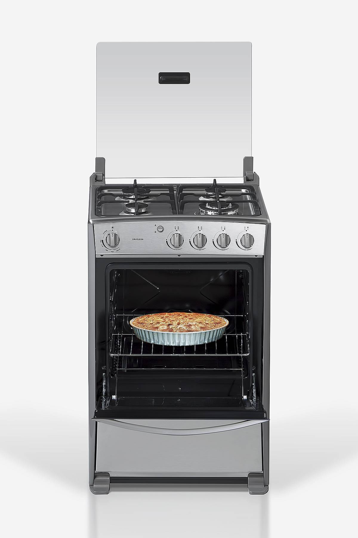 Cocina a gas Indurama Granada Quarzo Plus con Horno | Deprati Tienda Online