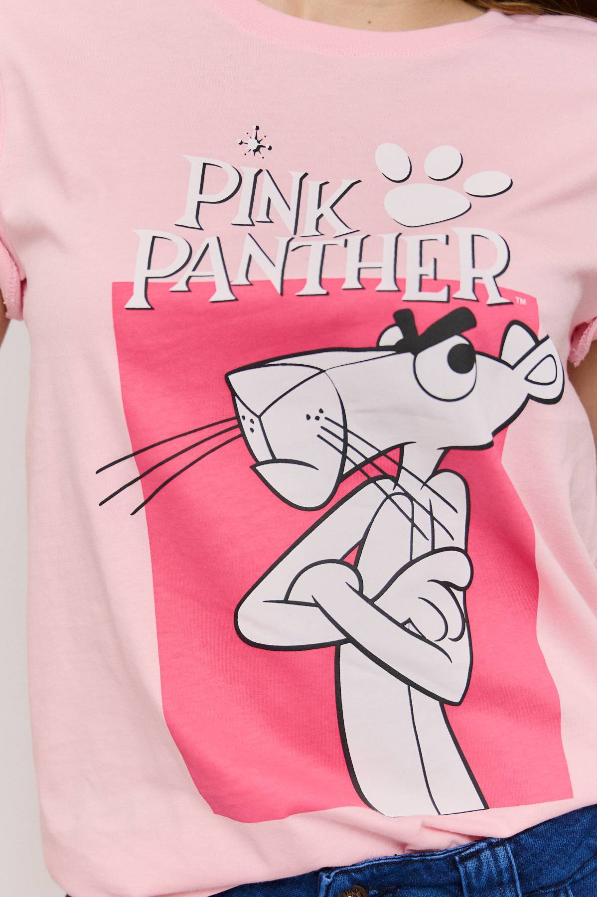 Camiseta Estampada Pantera Rosa | Deprati Tienda Online