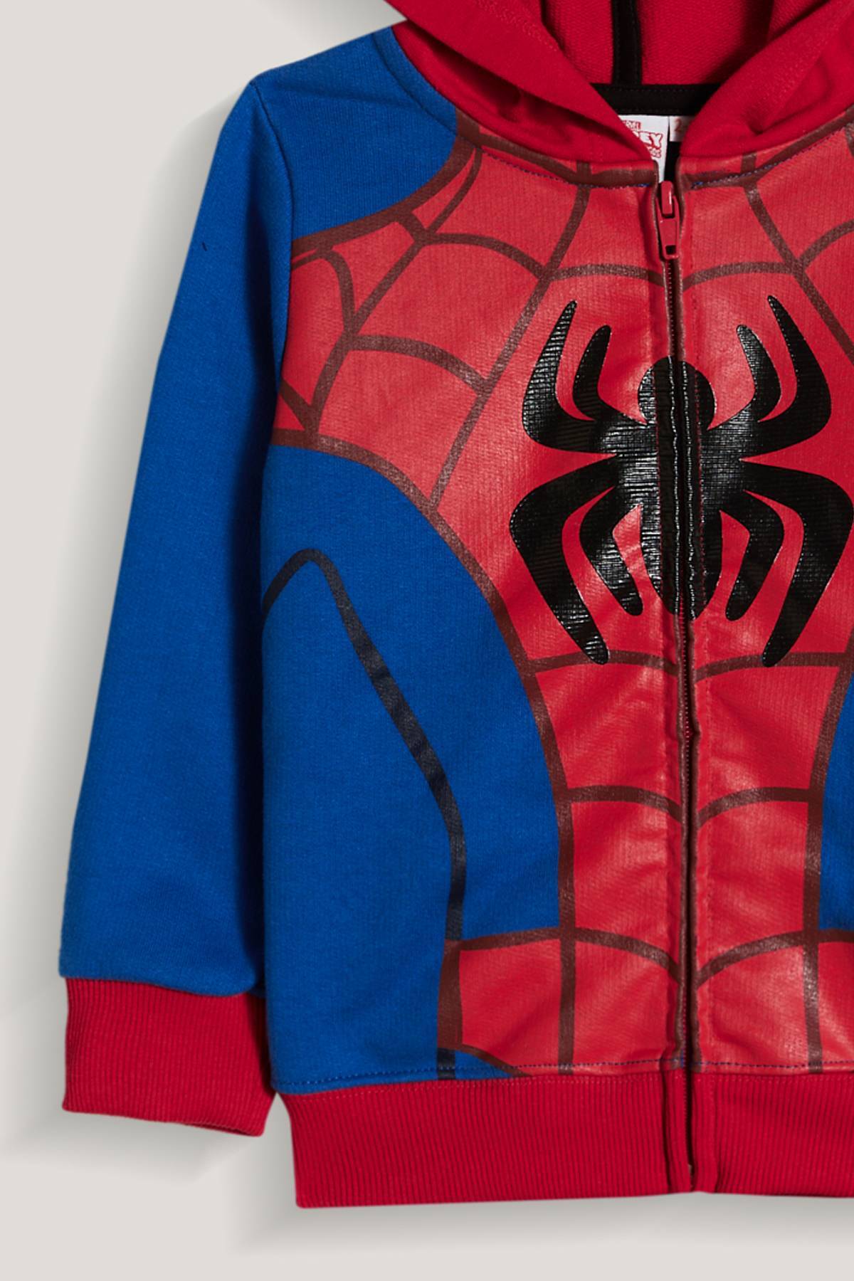 Chompa Tipo Disfraz con Capucha Spider-Man | De Prati Tienda Online
