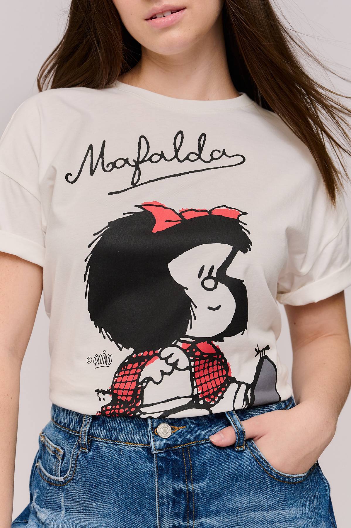 Camiseta Oversize Mafalda | Deprati Tienda Online
