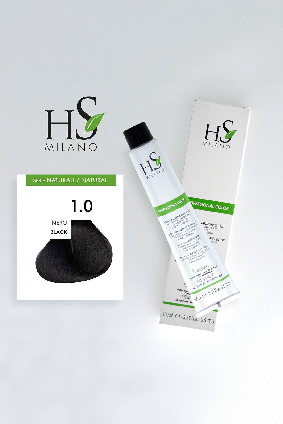 Tinte Orgánico HS Milano Negro 1.0 | Deprati Tienda Online