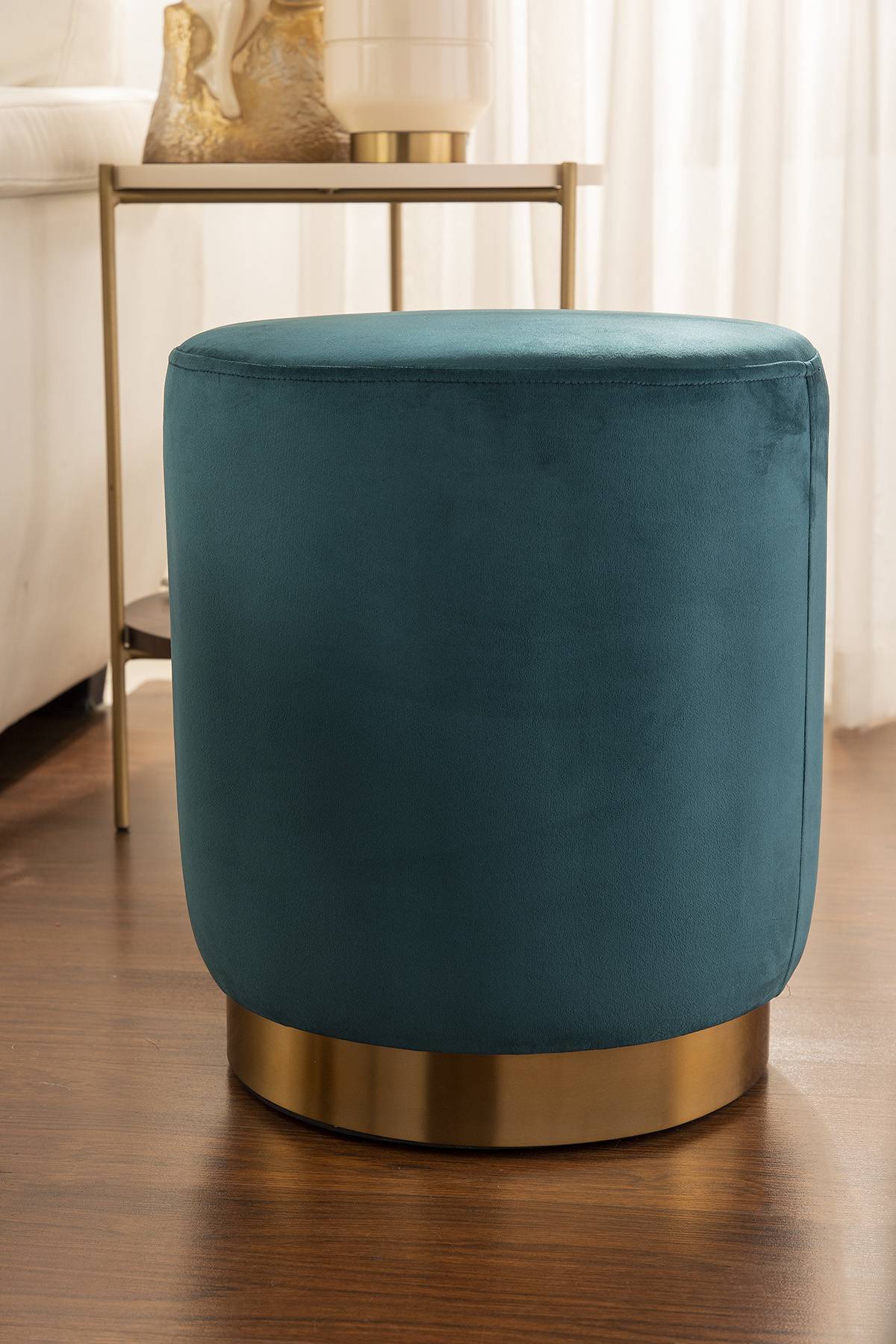 Puff Turquesa Tahua | De Prati Tienda Online