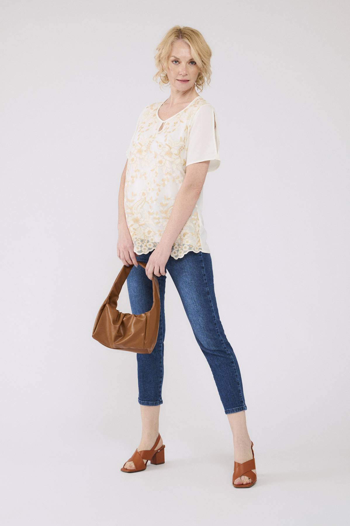 Blusa con Randa Amanda | De Prati Tienda Online