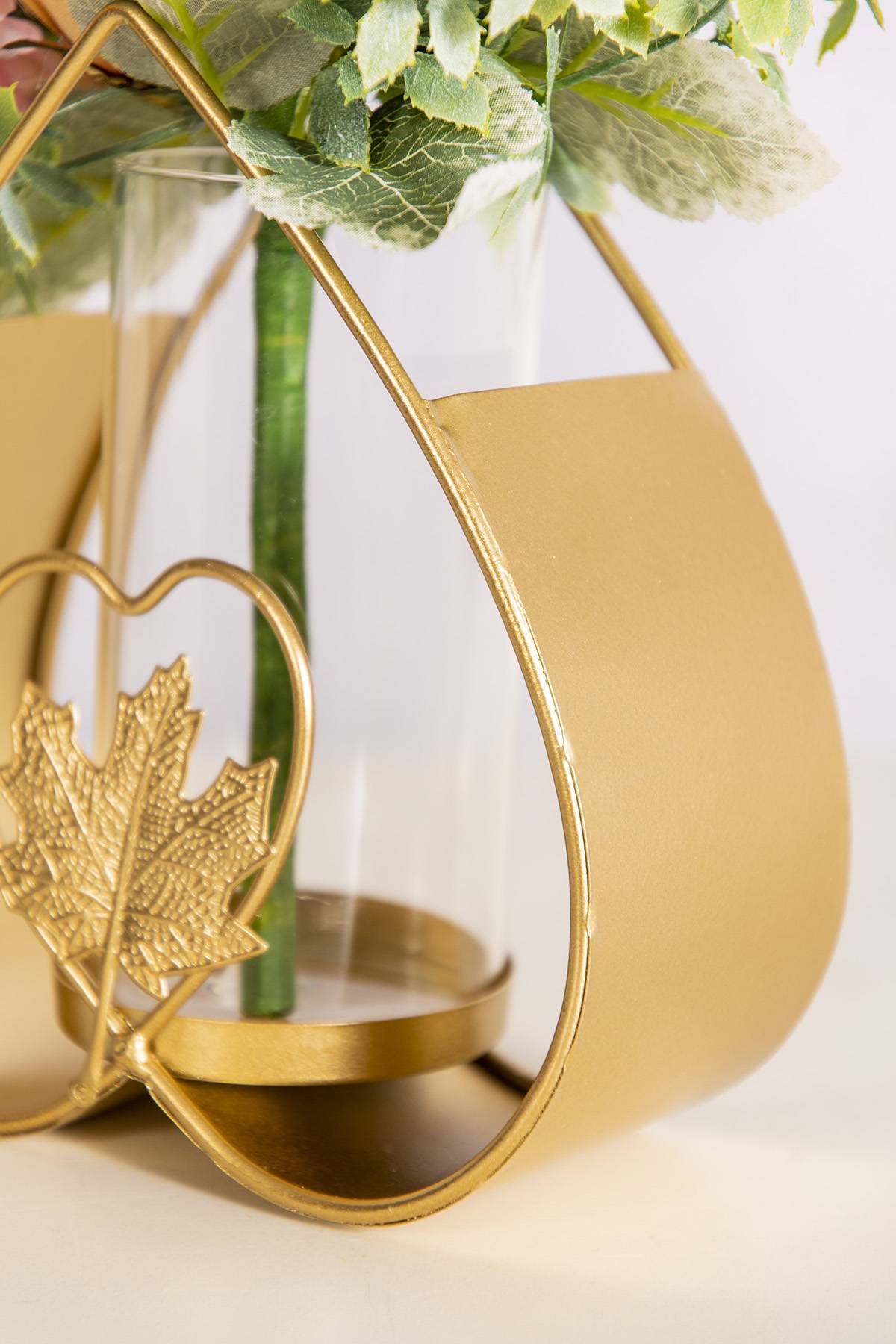 Florero Corazón Dorado Decobazar | De Prati Tienda Online