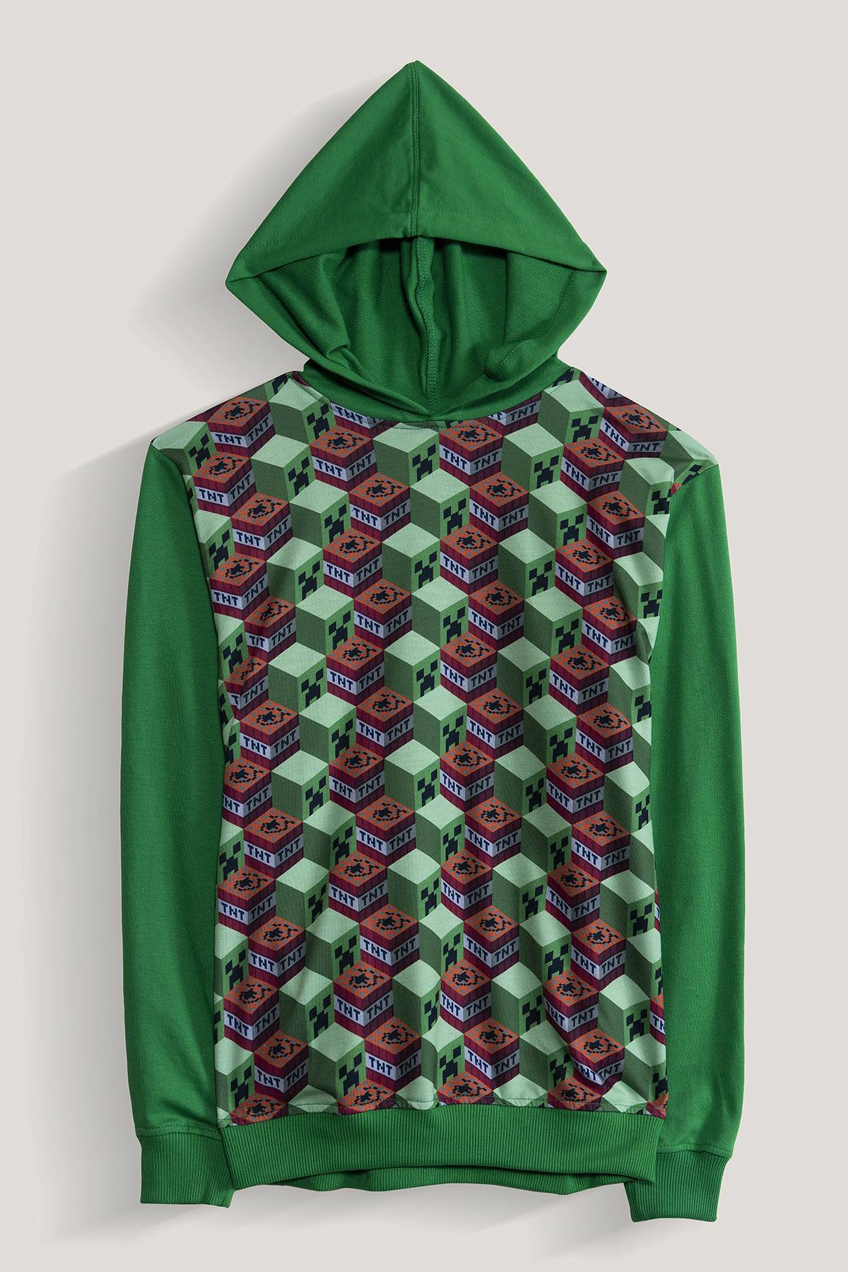 Sudadera Sublimada con capucha Minecraft | De Prati Tienda Online