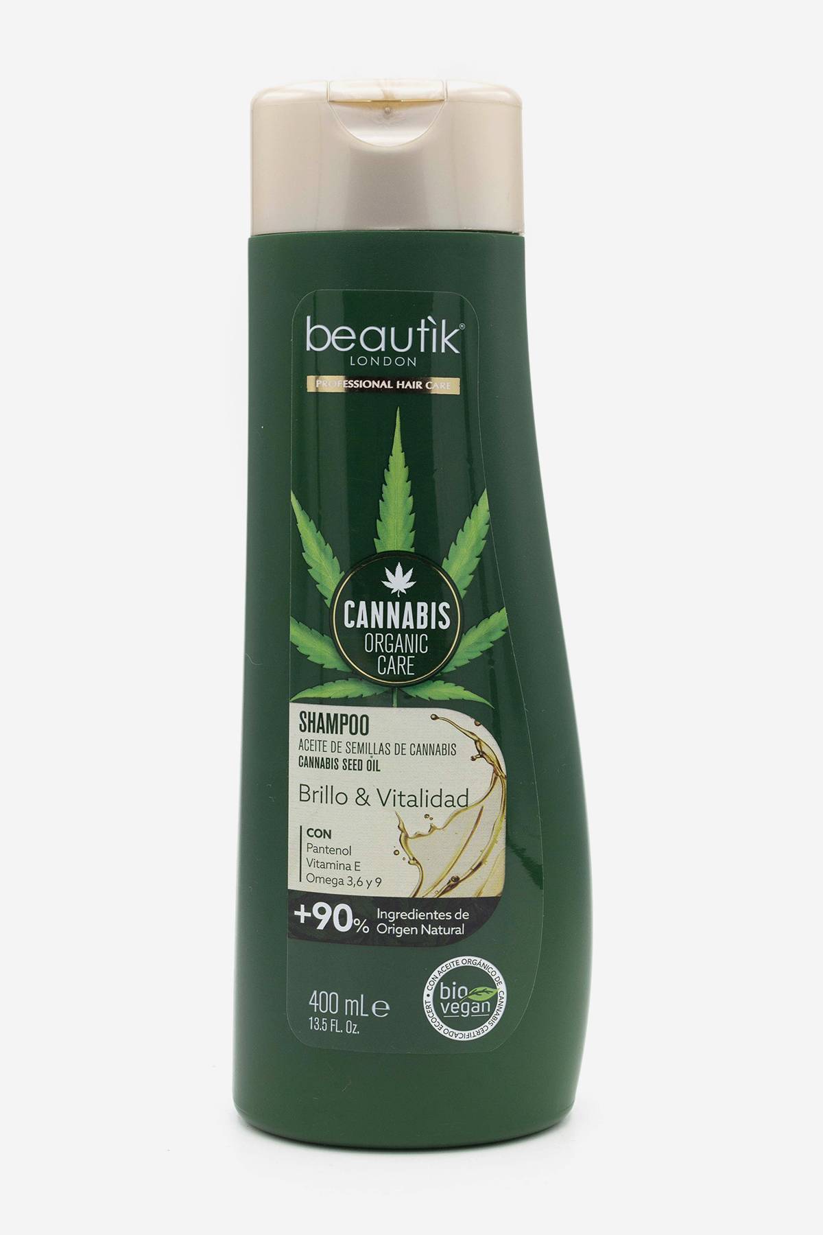Shampoo Cannabis Organic Care Beautik London 400ml | Deprati Tienda Online