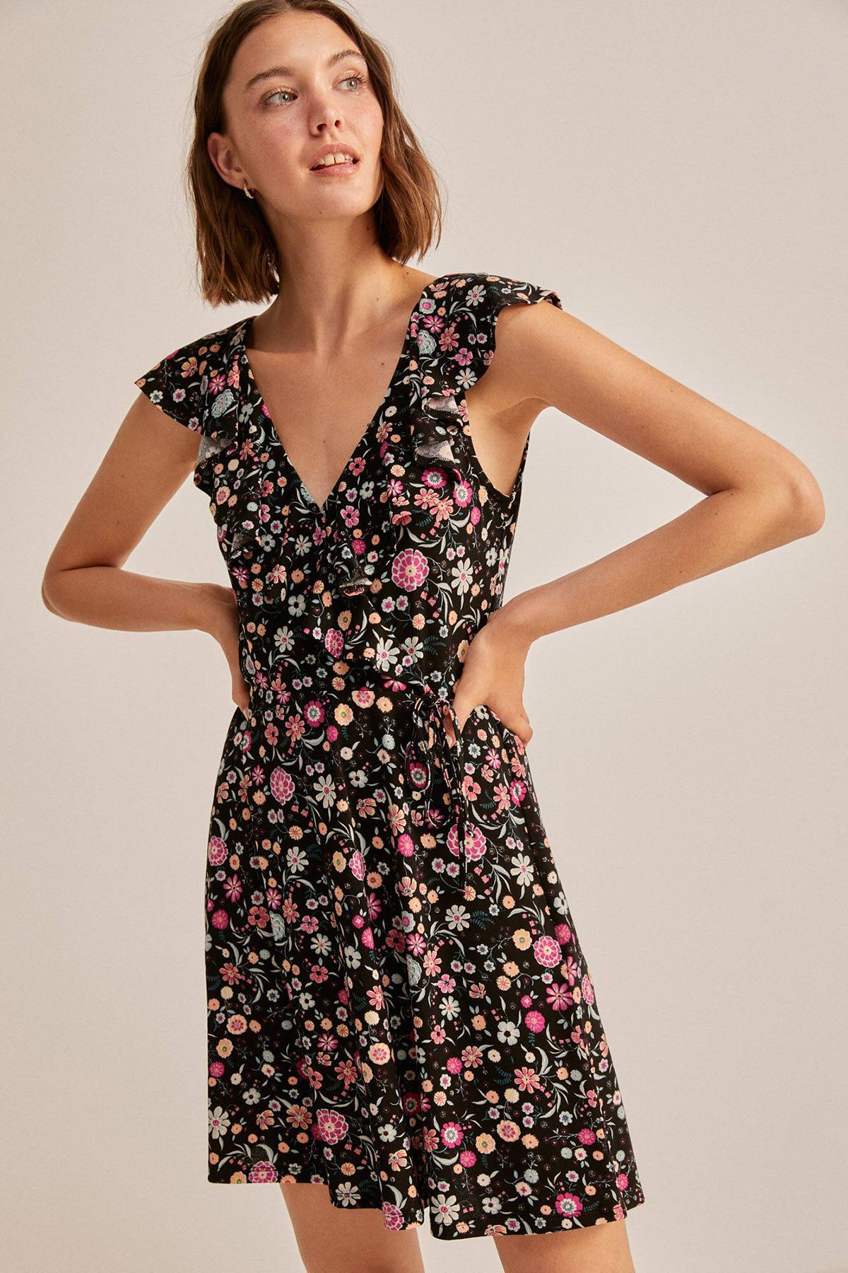 Vestido con Mini Prints Springfield | De Prati Tienda Online