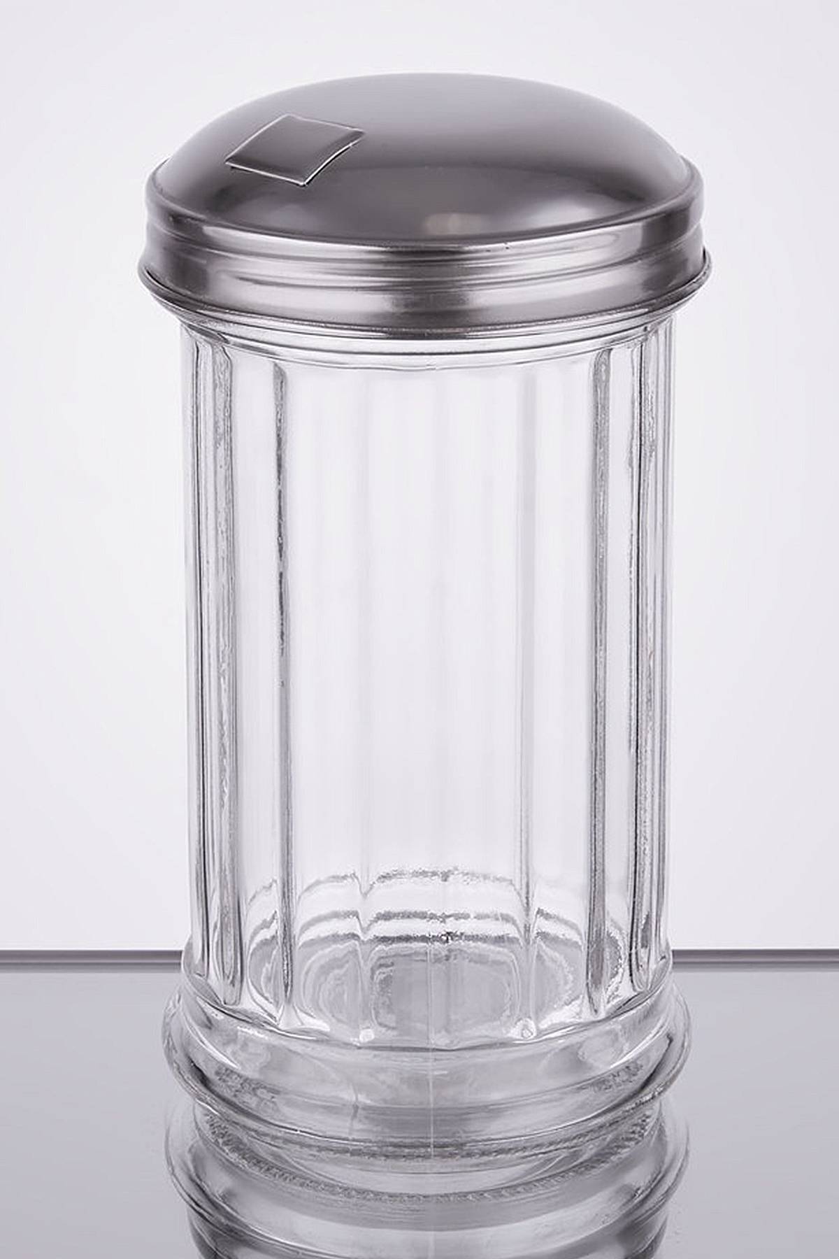 Azucarera de Vidrio con Tapa de Acero 11,3 oz Cristar | Deprati Tienda ...