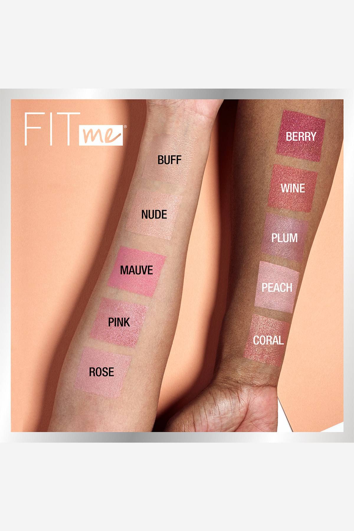 Rubor Fit Me Maybelline Pink Rose | Deprati Tienda Online