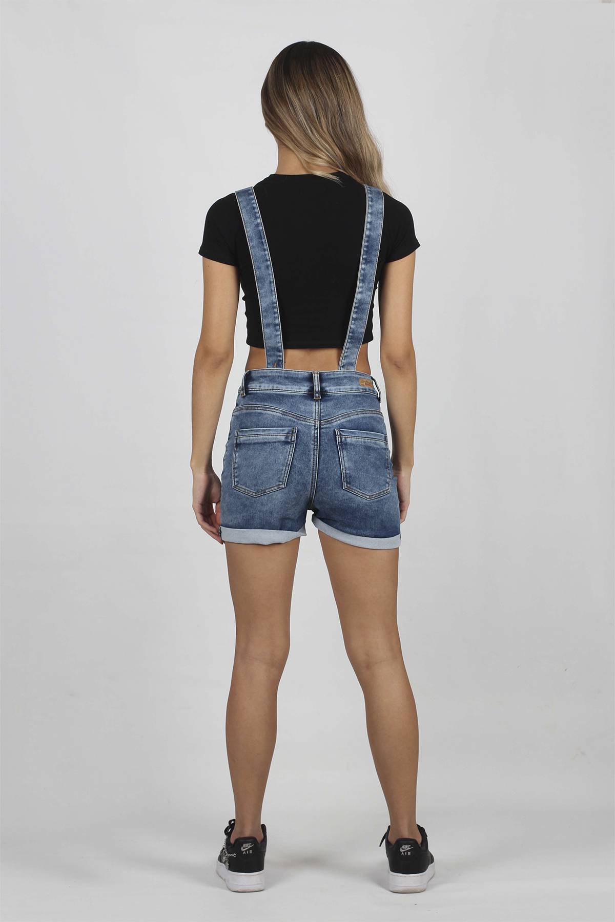 Overol Short Blue Theory | De Prati Tienda Online