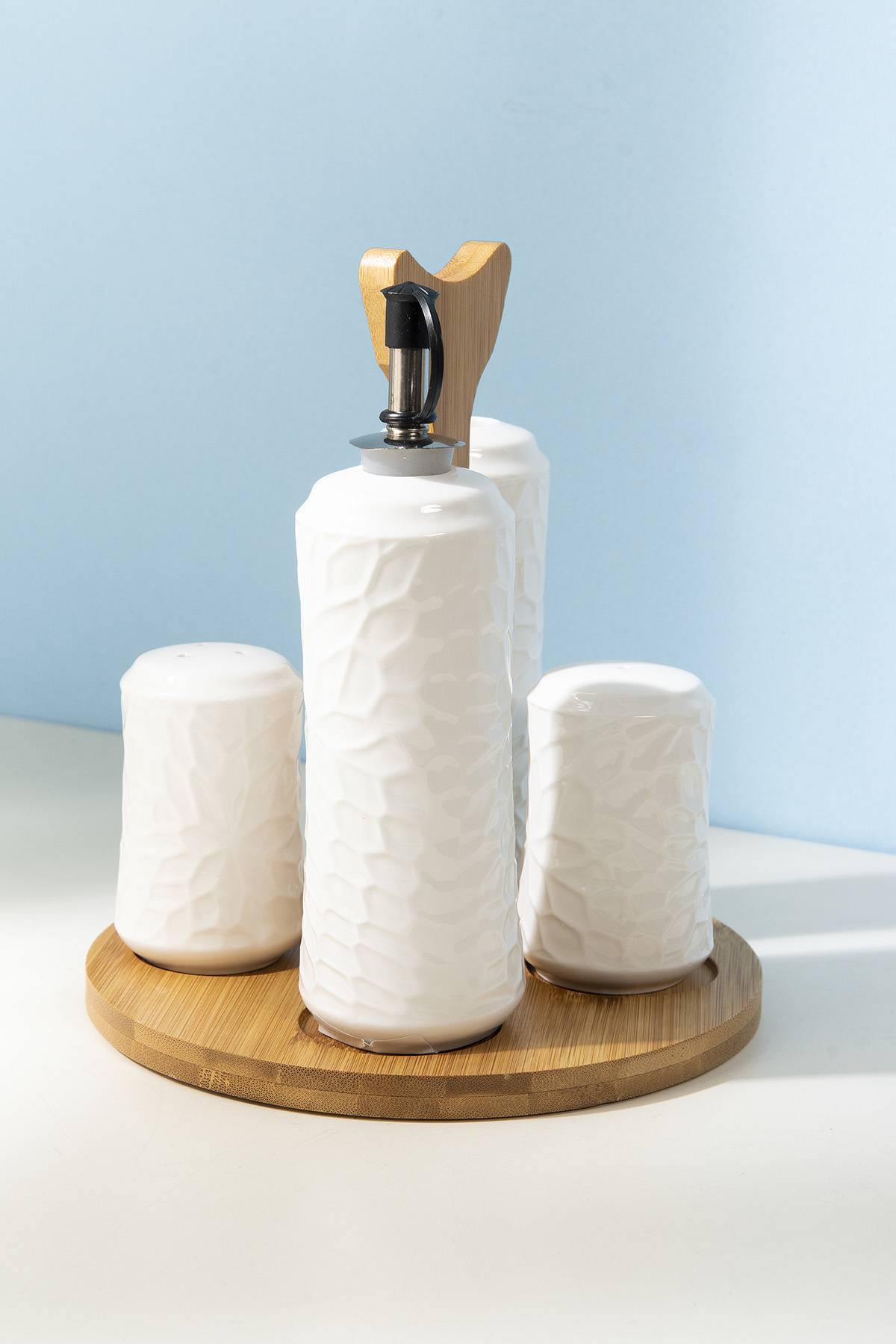 Set de Alcuzas de Cerámica + Base de Madera Concepts | De Prati Tienda Online